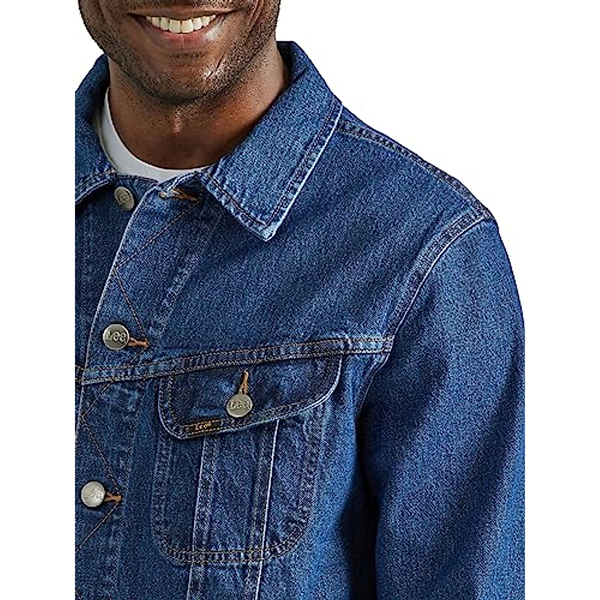 Lee Men's Legendary Classic Rider Jacket, Mid Dark