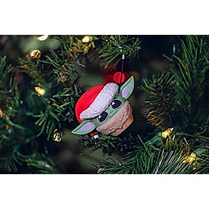 Bitty Boomers Star Wars The Mandalorian: Grogu with Santa Hat - Mini Bluetooth Speaker