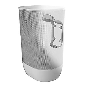 Move Speaker Wall Mount Bracket, Weatherproof, Compatible with Sonos Move, Including Mounting Accessories, Lunar White