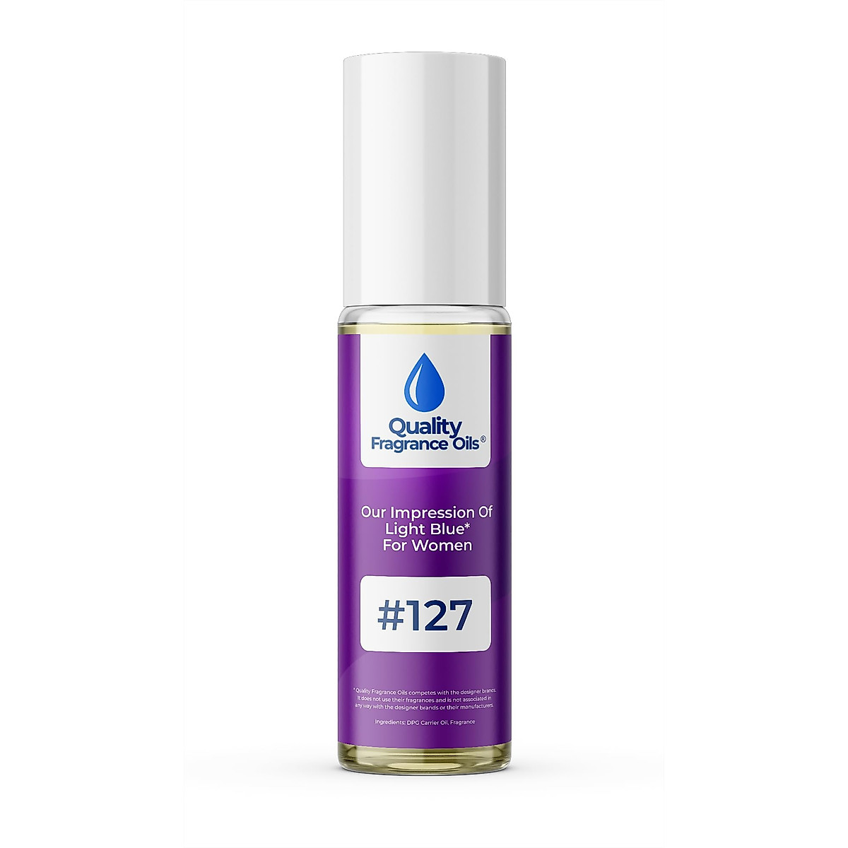 Quality Fragrance Oils' Impression #127, Inspired by Light Blue for Women (10ml Roll On)