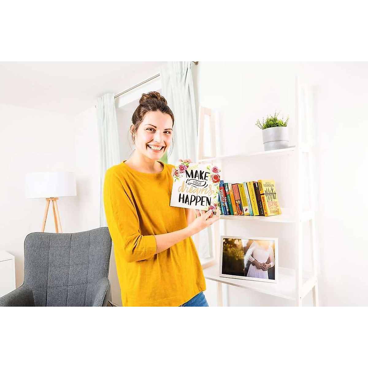 Ravensburger CreArt Make Your Dreams Happen Paint by Numbers for Adults 12 Years Up - Painting Arts and Crafts Set - Home Decor Accessories