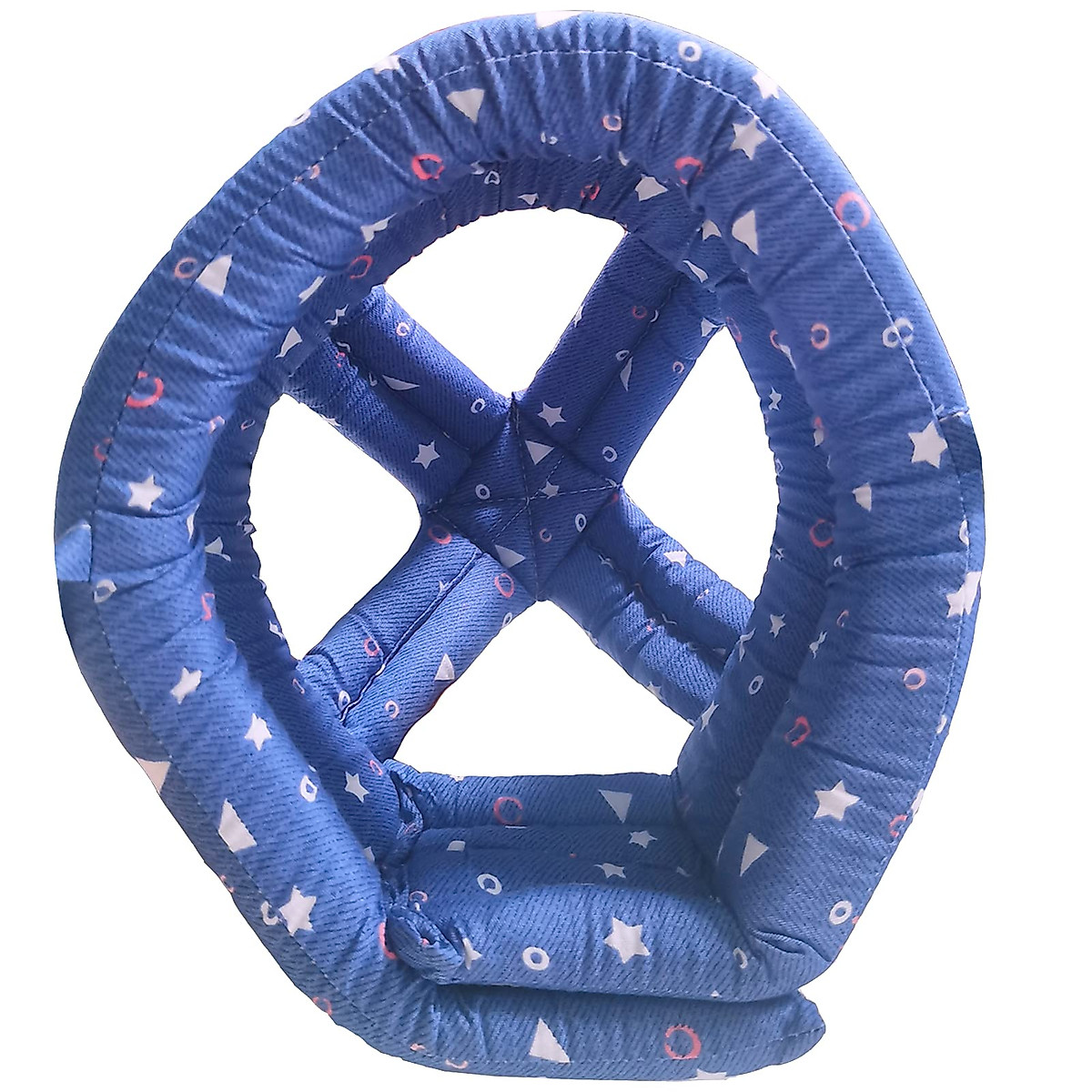 IULONEE Baby Infant Toddler Helmet No Bump Safety Head Cushion Bumper Bonnet Adjustable Protective Cap Child Safety Headguard Hat for Running Walking Crawling Safety Helmet for Kid (Blue Star)