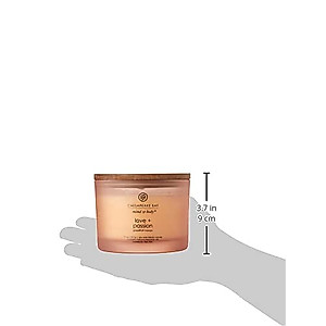 Chesapeake Bay Candle PT40255 Scented Candle, Love + Passion (Grapefruit Mango), Coffee Table , Orange