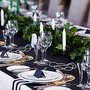 Hicarer 24 Pcs Fake Pearl Necklaces Bulk White Faux Bead Necklace Mardi Gras Beads Necklace for Wedding Bridal Birthday Party Decorations