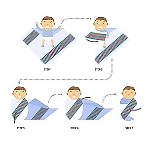 Lenenz Baby Receiving Blankets, 100% Cotton Flannel Receiving Blanket, Perfect for swaddling & Wrapping, Ultra-Soft Hospital Blankets, Size 30 x 40 inch (6)