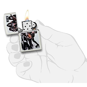 Zippo Kiss Pocket Lighter, White, One Size