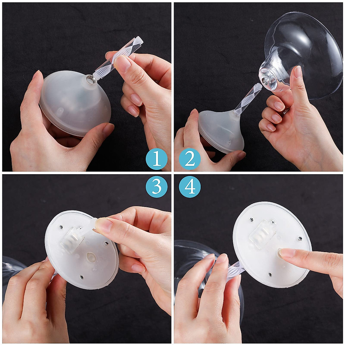 8 Packs LED Flashing Martini Cocktail Glasses 6 oz Plastic Martini Glasses Reusable LED Martini Glasses Light up Margarita Cups 7 Colors Changing for Party Pool Beach Bar Supplies (Margarita Cup)