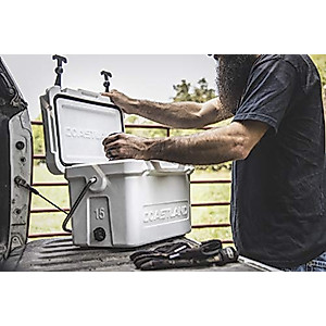 Coastland Bay Series 15 Quart Cooler Premium Lightweight Everyday Use Insulated Cooler, white (CB15)