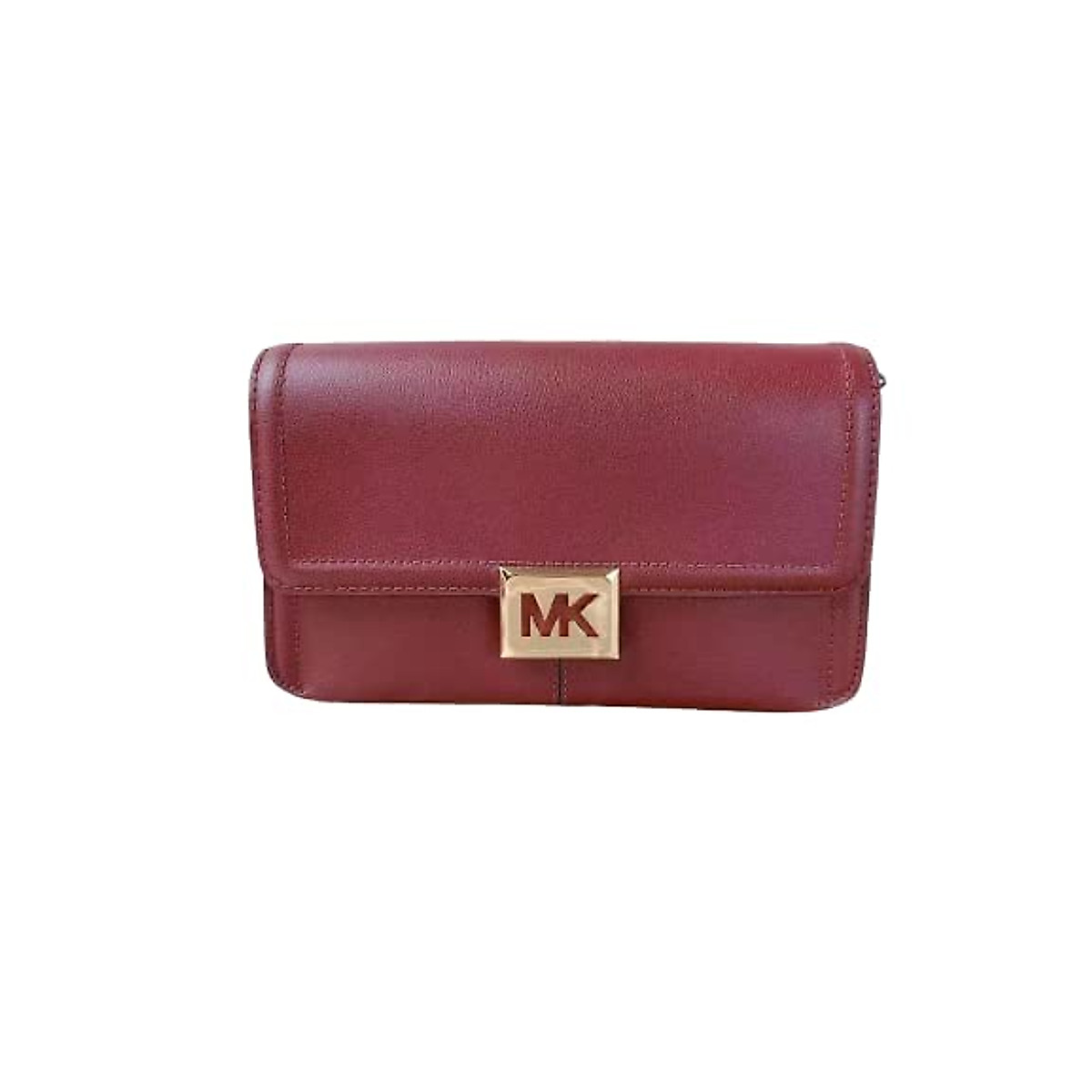 Michael Kors Sonia Leather Medium Gold Chain Shoulder Bag Crossbody Merlot
