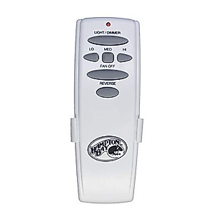 Hampton Bay Remote Control UC7078T with Reverse and Hampton Bay Logo