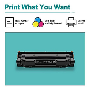 NUCALA 【1 Pack】 F158200 Toner Cartridge: Compatible F158200 Toner Cartridge Replacement for Canon F158200 Printer