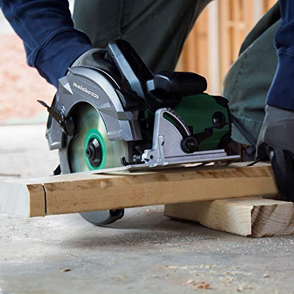 Metabo HPT Circular Saw Kit | RIPMAX | 7 1/4-Inch Blade | 6,800 RPM | Dust Blower Function | 5-Year Warranty | C7UR