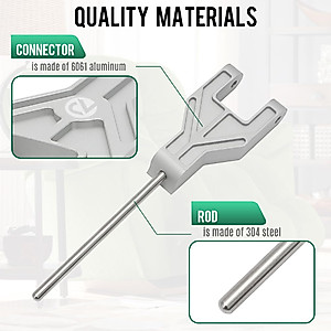 motoparty Metal Toggle Drive Connector for La-Z-Boy/Lazyboy Power Rocker Recliner Chair Made of 6061 Aluminum and 304 Stainless Steel Silver