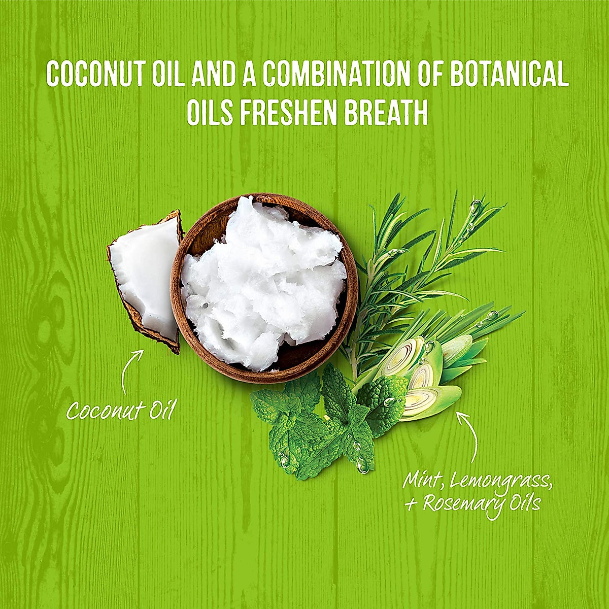 Aurora Pet Bundle Pack (2) Merrick Fresh Kisses Double-Brush Coconut + Botanical Oils Infused Medium Dental Dog Treats Grooming Wipes