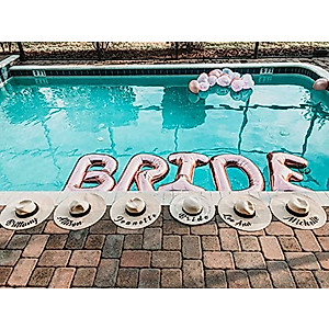 40" Bride Rose Gold Huge Balloons for Shower Bachelorette Party Decorations