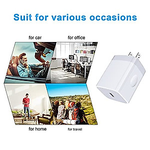 USB C Charger Box,Samsung Phone Charger Block Fast Charging Wall Plug Adapter for Samsung Galaxy A14 5G/A13/A23/A54/A53/S23/A03s/S21 FE/Z Fold4/S22/Z Flip4,iPhone 14 Pro Max/13/12/11/X/8,Pixel 7 Pro/6