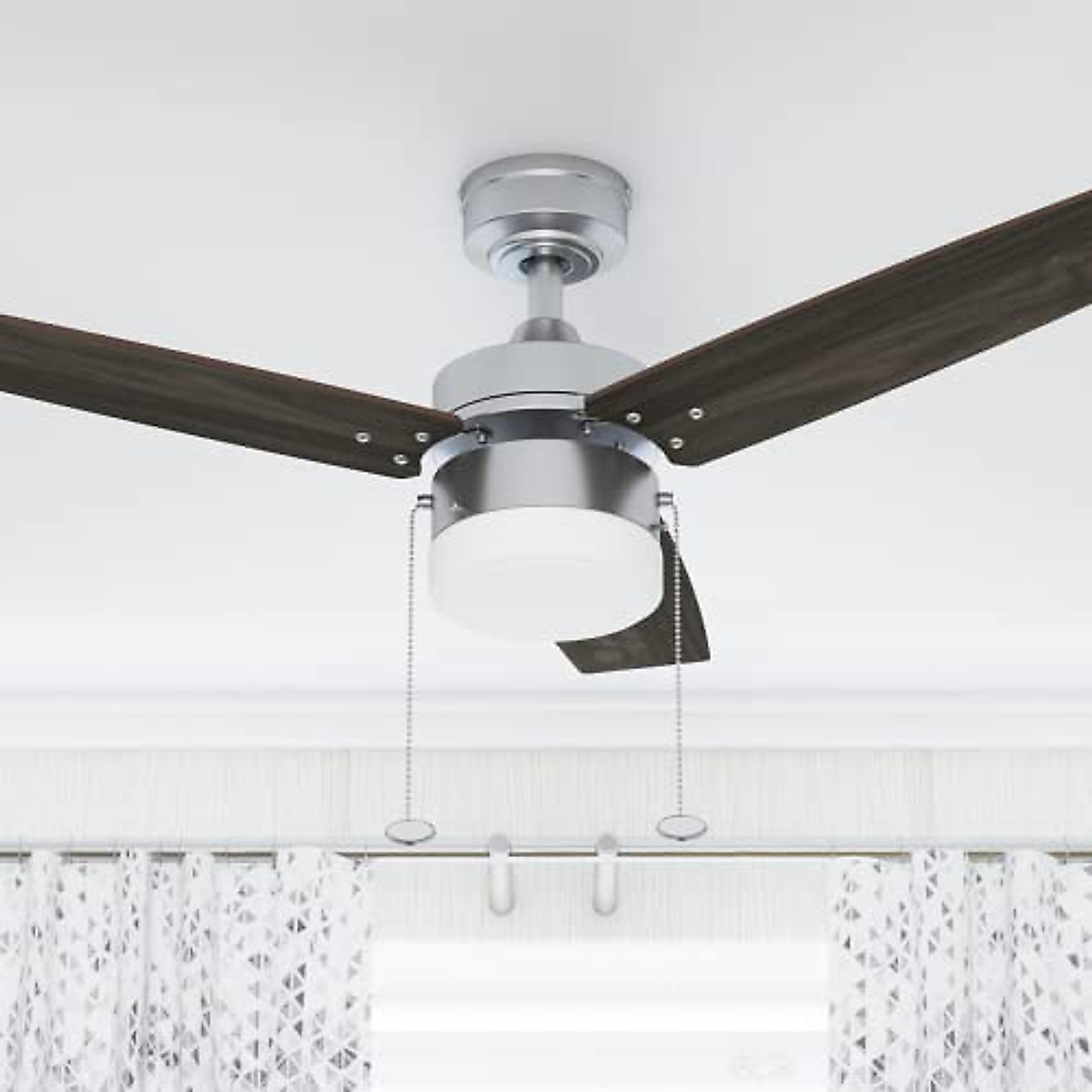 Prominence Home 51478-01 Reston Ceiling Fan, 42, Pewter