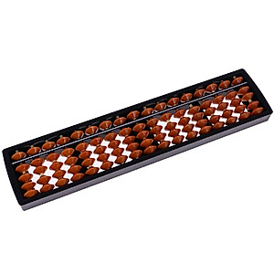 Menolana Portable 17 Rods Plastic Beads Abacus Count Number Tool Early Learning