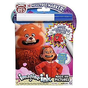 Bendon Imagine Ink Turning Red Magic Ink Pictures and Game Book with Mess Free Marker