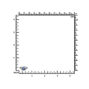 Silvershake Genuine Oval 8x6 mm 1.1 Ctw Tanzanite and Topaz 925 Sterling Silver Engagement Ring Size 6