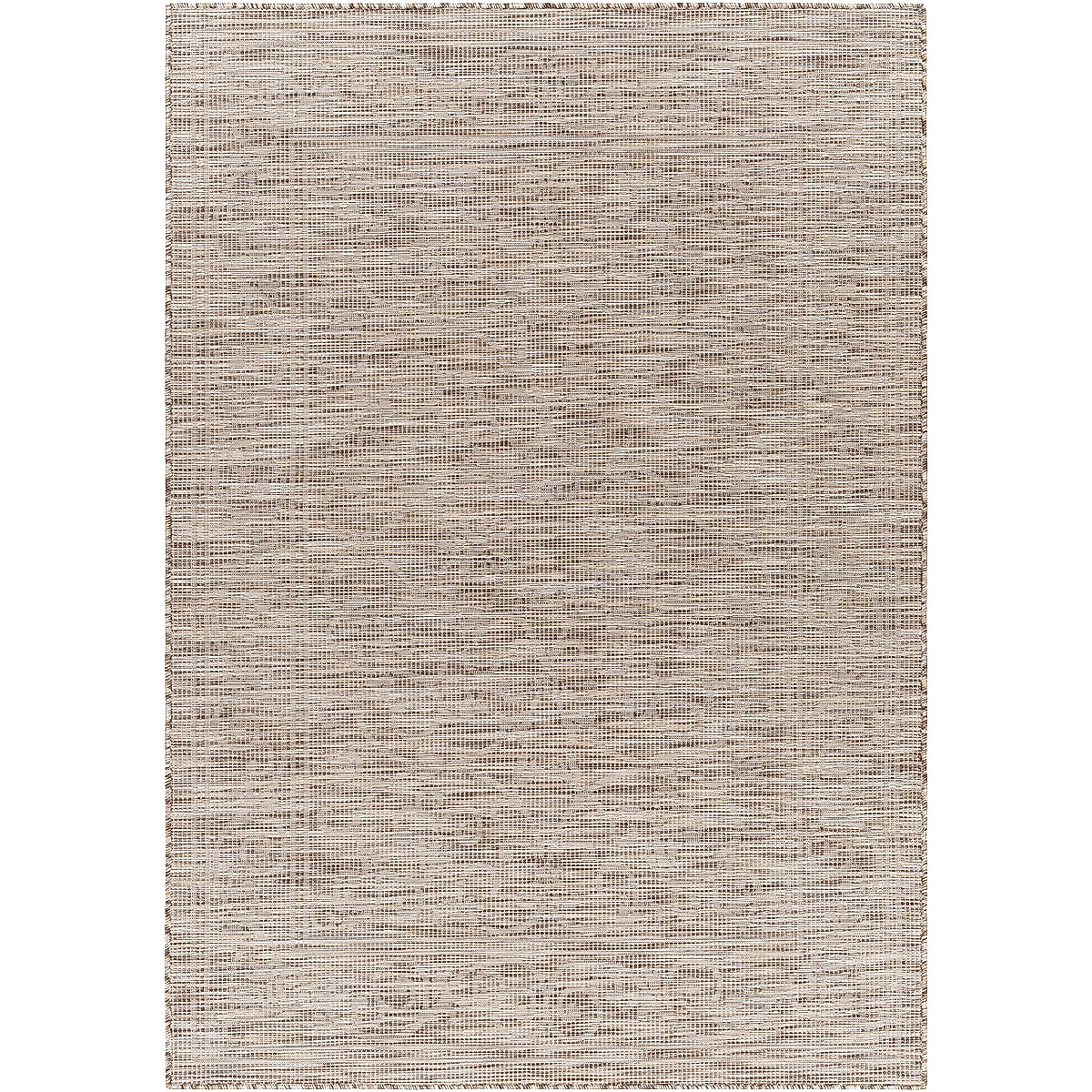 Mark&Day Outdoor Rugs, 5x7 Castricum Traditional Indoor/Outdoor Taupe Area Rug, Non Shedding Brown Cream Carpet for Patio, Porch, Deck, Bedroom, Living Room or Kitchen (5'1" x 7')