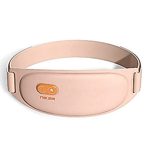 Heating Pad, Portable Electric Heating Pads for Cramps and Back Pain Relief, Large Heating Pad with 3 Heat Levels and 5 Vibration Massage Modes for Fast Soothe Comfort, Cordless Heating Pad for Women