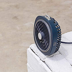 Toxz Portable Mini Fan Desktop Rotating Fan with Night Light,USB Rechargeable,Silent 3-Speed Wind,Simple Durable Small Fan,125x57x135mm