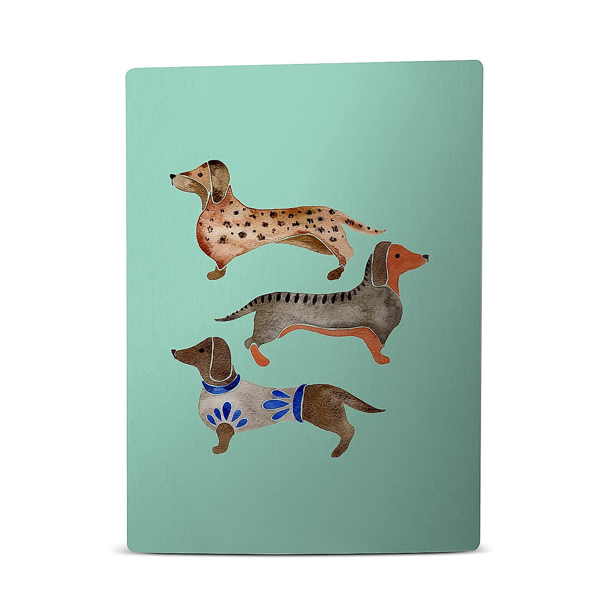 Head Case Designs Officially Licensed Cat Coquillette Dachshunds Art Mix Vinyl Faceplate Sticker Gaming Skin Case Cover Compatible with Sony Playstation 5 PS5 Disc Edition Console