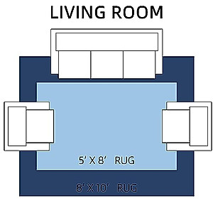 Kids Area Rugs 8'x10' The USA Map Mat for Living Room Bedroom, United States Map Educational Learning & Game Carpet Children Modern Indoor Playroom Rug