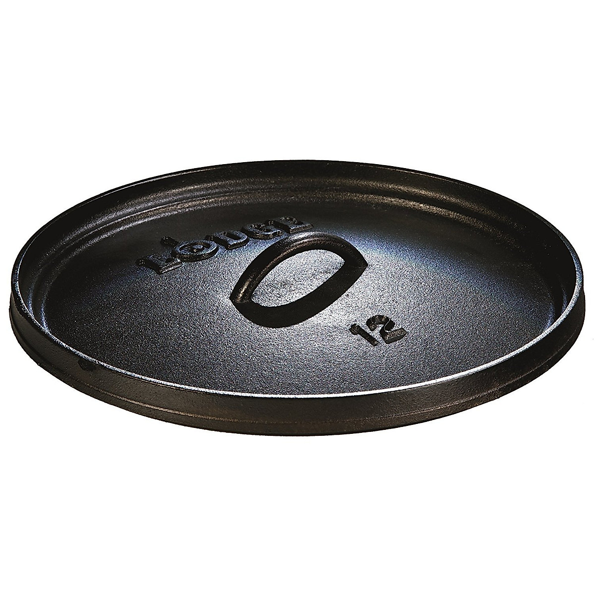 Lodge 8 Quart Pre-Seasoned Cast Iron Camp Dutch Oven with Lid - Dual Handles - Use in the Oven, on the Stove, on the Grill or over the Campfire - Black