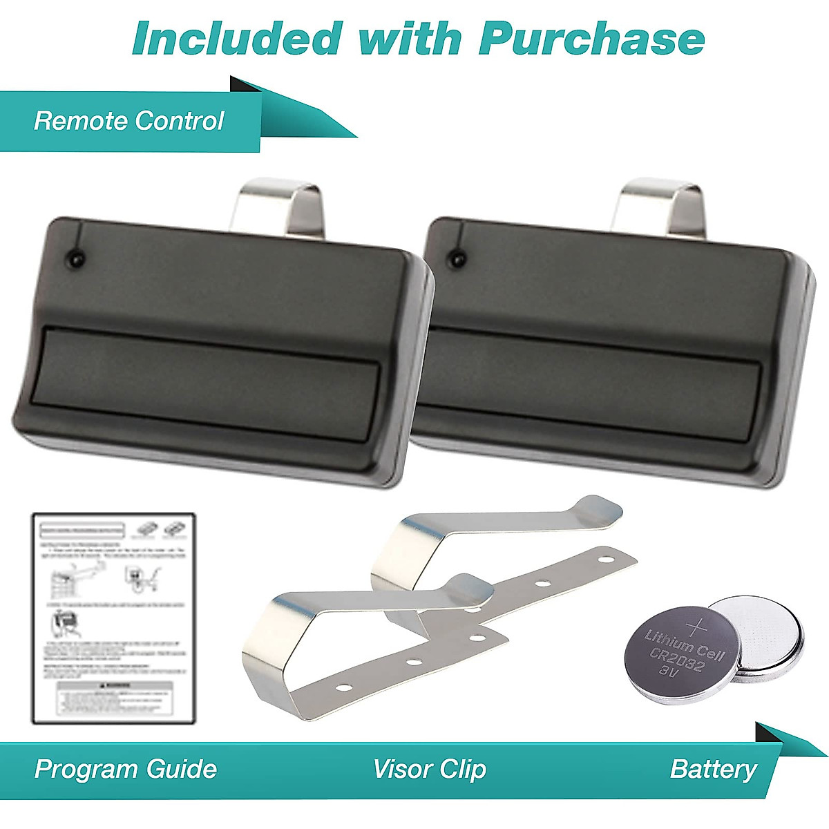 2X Garage Door Remote Opener for LiftMaster 371LM