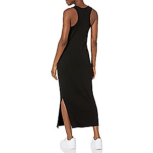 Amazon Essentials Women's Supersoft Terry Racerback Maxi Dress (Previously Daily Ritual), Black, Medium