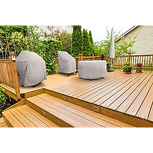 Modern Leisure 2922 Chalet Two Seater Patio Canopy Swing Cover (87 L x 64 D x 66 H) Water-Resistant, Beige