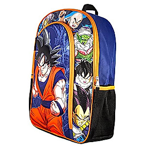 Bioworld Dragon Ball Z Character Panel Goku Kamehameha Molded Eva Backpack