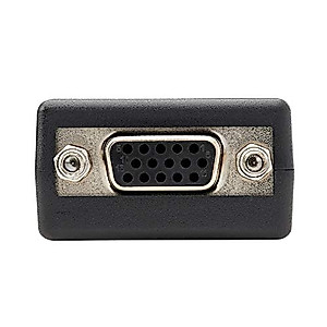 Tripp Lite DisplayPort to VGA Video Adapter, DP to VGA Video Converter, Active Display Adapter (M/F), 6 in. (P134-06N-VGA), Black