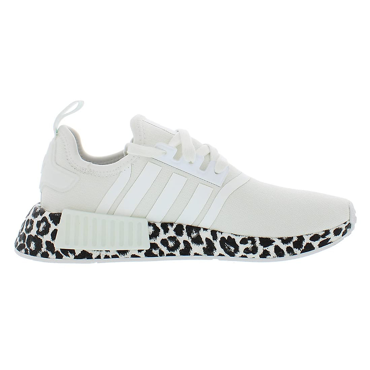 adidas Originals Women's NMD_R1 Sneaker (White Black Leopard Print, 7.5)