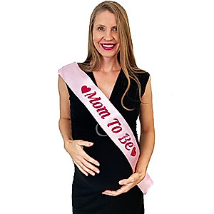 Shimmer Anna Shine Baby Shower Sash (Pink)