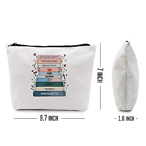 Version Makeup Bag Travel Toiletry Bag for Women Music Lover Gift TS Fans Song Lyrics Gift Singer Merchandise for Fans Friends Daughter Girls Sister, Friendship Birthday Christmas Gift Ideas-5