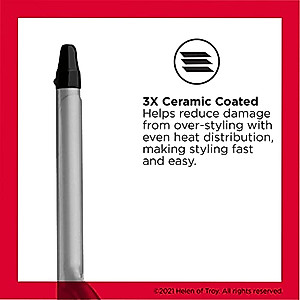 Revlon Perfect Heat Triple Ceramic Curling Iron | For Silky Smooth Spiral Curls (1/2 in)