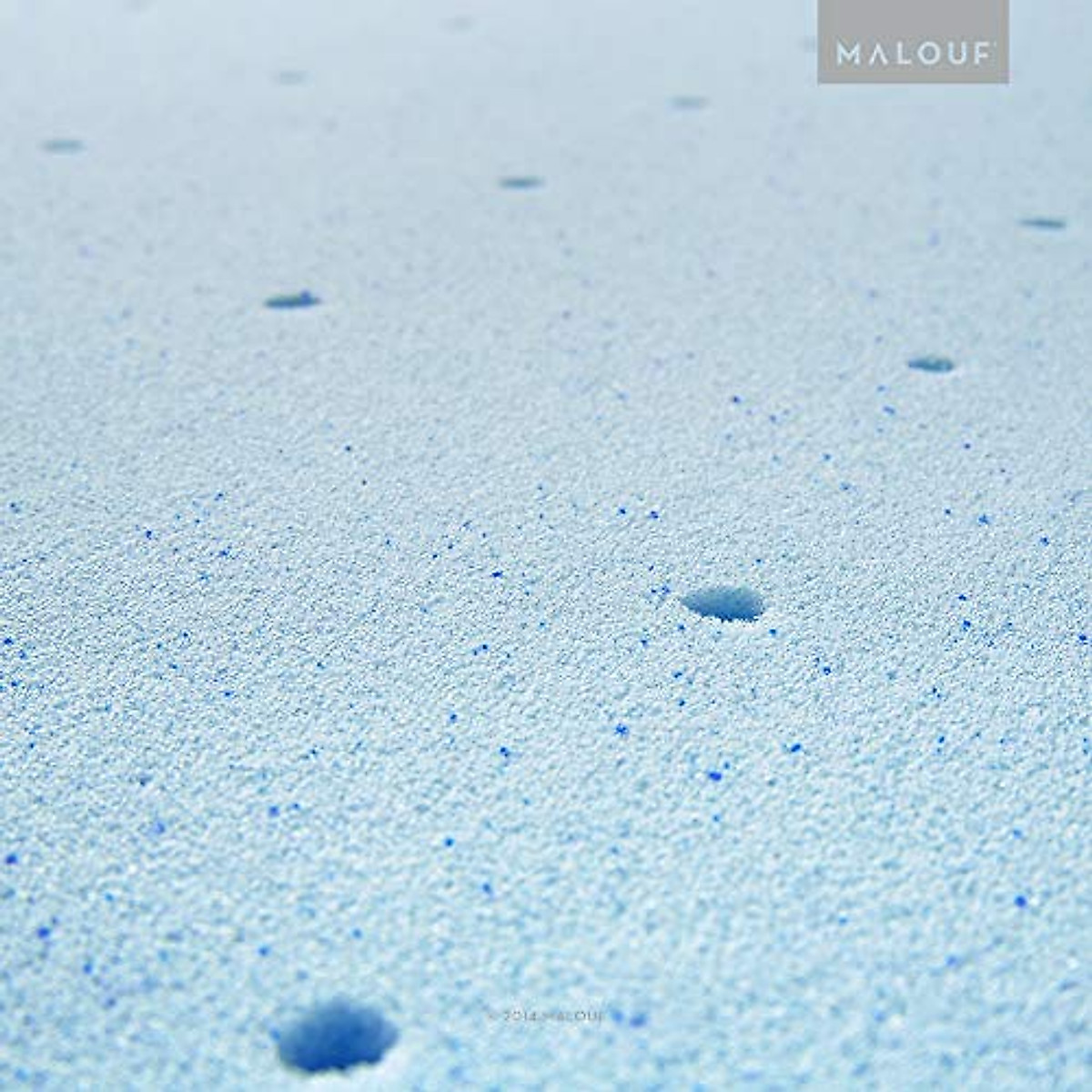 ISOLUS Ventilated Gel Memory Foam Mattress Topper, Queen