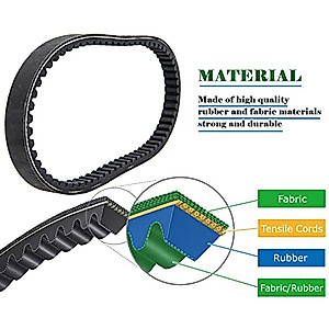 30 Series Go Kart Drive Belt Replaces Manco 5959 / Comet 203589，Torque Converter Belt（Pack of 3）