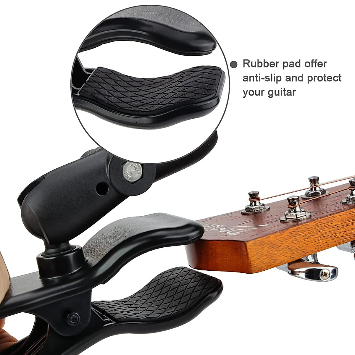 POWRIG Guitar Phone Holder Mount, Action Camera Mount for Guitar