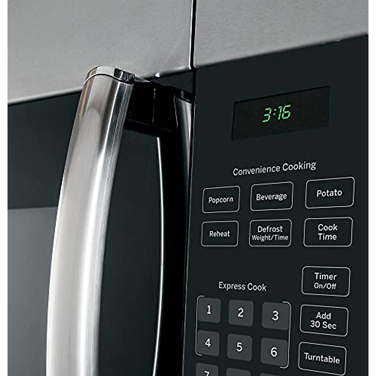 GE JVM3160RFSS 30" Over-the-Range Microwave Oven in Stainless Steel