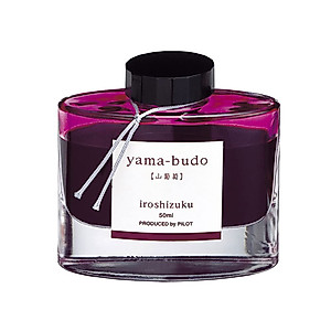 Pilot Iroshizuku Fountain Pen Ink - 50 ml Bottle - Yama Budo Wild Grapes (Bordeaux) (Japan Import)