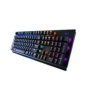 Gram SE Spectrum G11UXL Blue Optical Switch Single Individual Per Key Full Color RGB LED Backlit Illuminated Mechanical Black Gaming Spill Resistant Keyboard TS-G11UXL B (BL)
