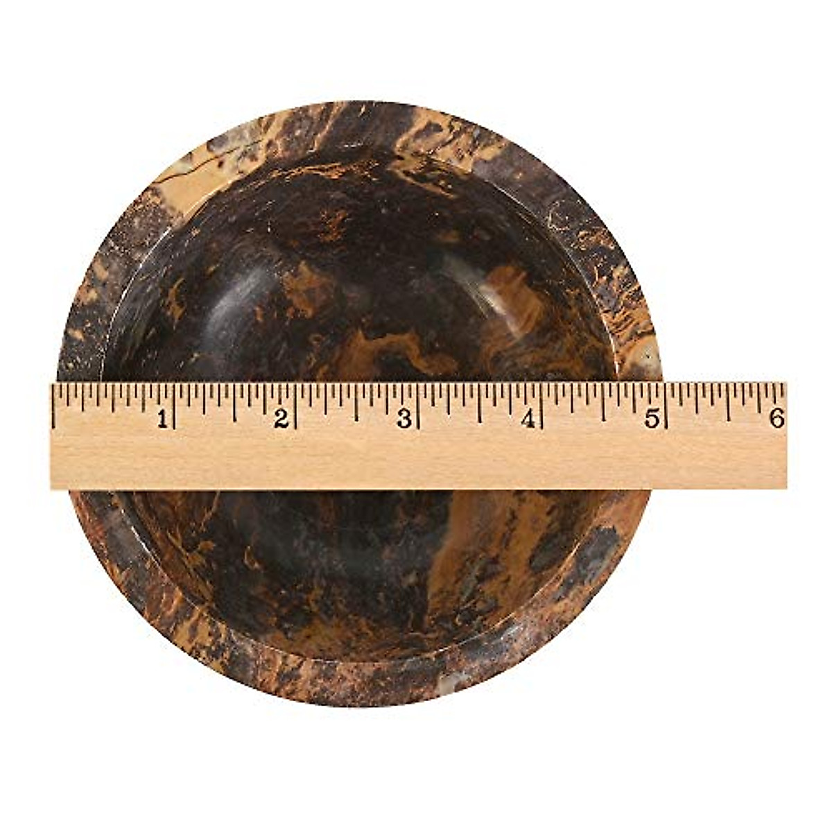 Soapstone Smudge Bowl for Scrying - 5”x 2” - Incense Burner, Wiccan Rituals, Divination