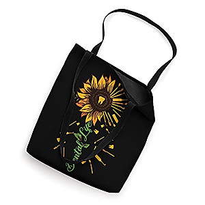 Funny Sunflower Dental Life - Dental Assistant Tote Bag
