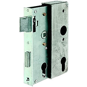 Gah-Alberts 413354 Lock Casing Raw Steel with Galvanised Lock Backset 40 mm Spacing 72 mm Depth 30 mm