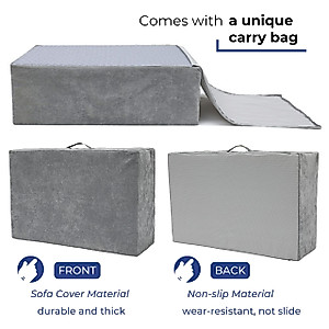 MeMoreCool Tri Folding Mattress Twin, Foldable Mattress Trifold Foam Bed Floor Mattress for Adults, Portable Mattress Tri Fold Guest Bed, Fold Up Futon Floor Sleeping Mat Tri-Fold Mattress