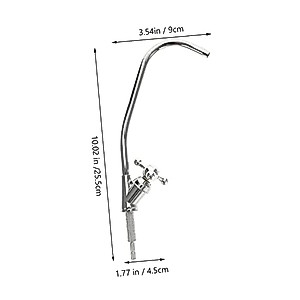 SOLUSTRE Sink Faucet Sink Faucet Water 2pcs System for Osmosis Purifier Steel Reverse Dispenser Filtration Drinking Faucet Stainless Purification Water Tap Water Water Water Spigot
